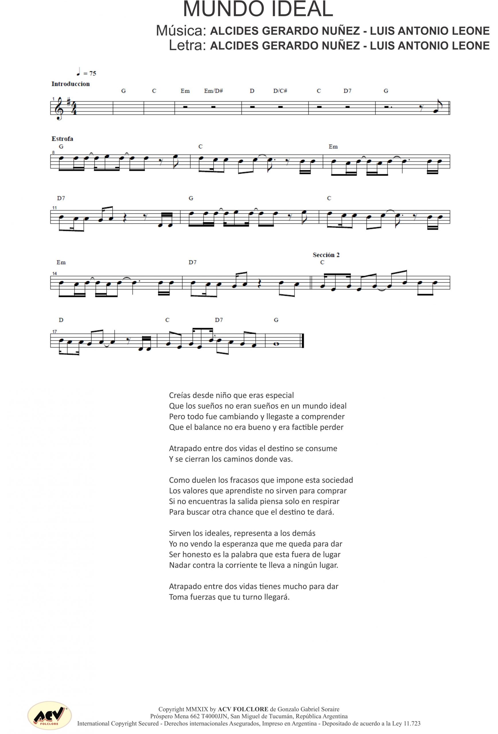 Mundo ideal – ACV Folclore